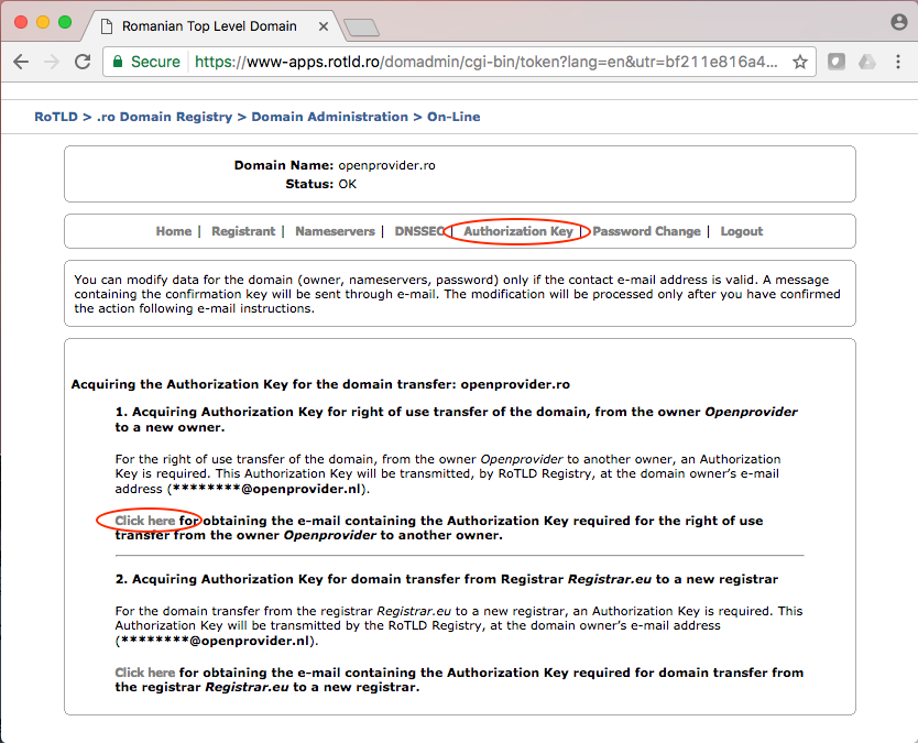 .ro – Openprovider